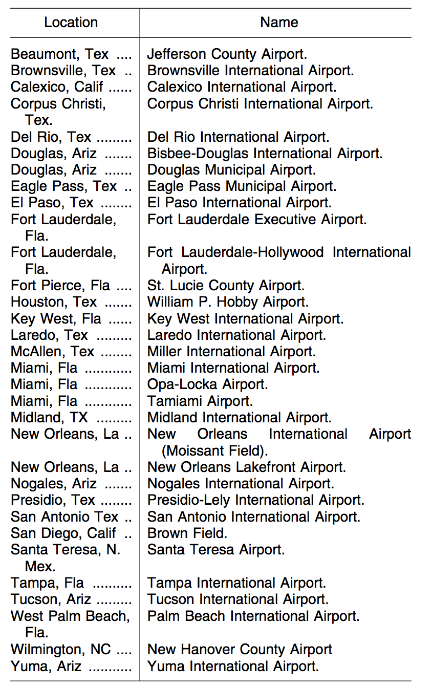 Process simplified for US Border Overflight Exemptions – International ...