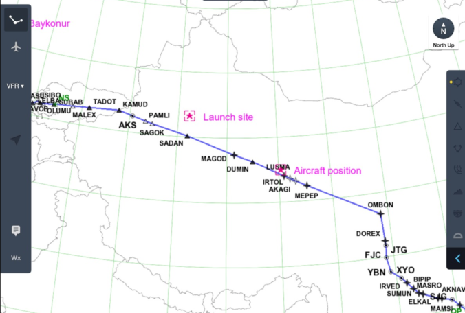 Unannounced missile launch seen from 747 cockpit – the pics ...