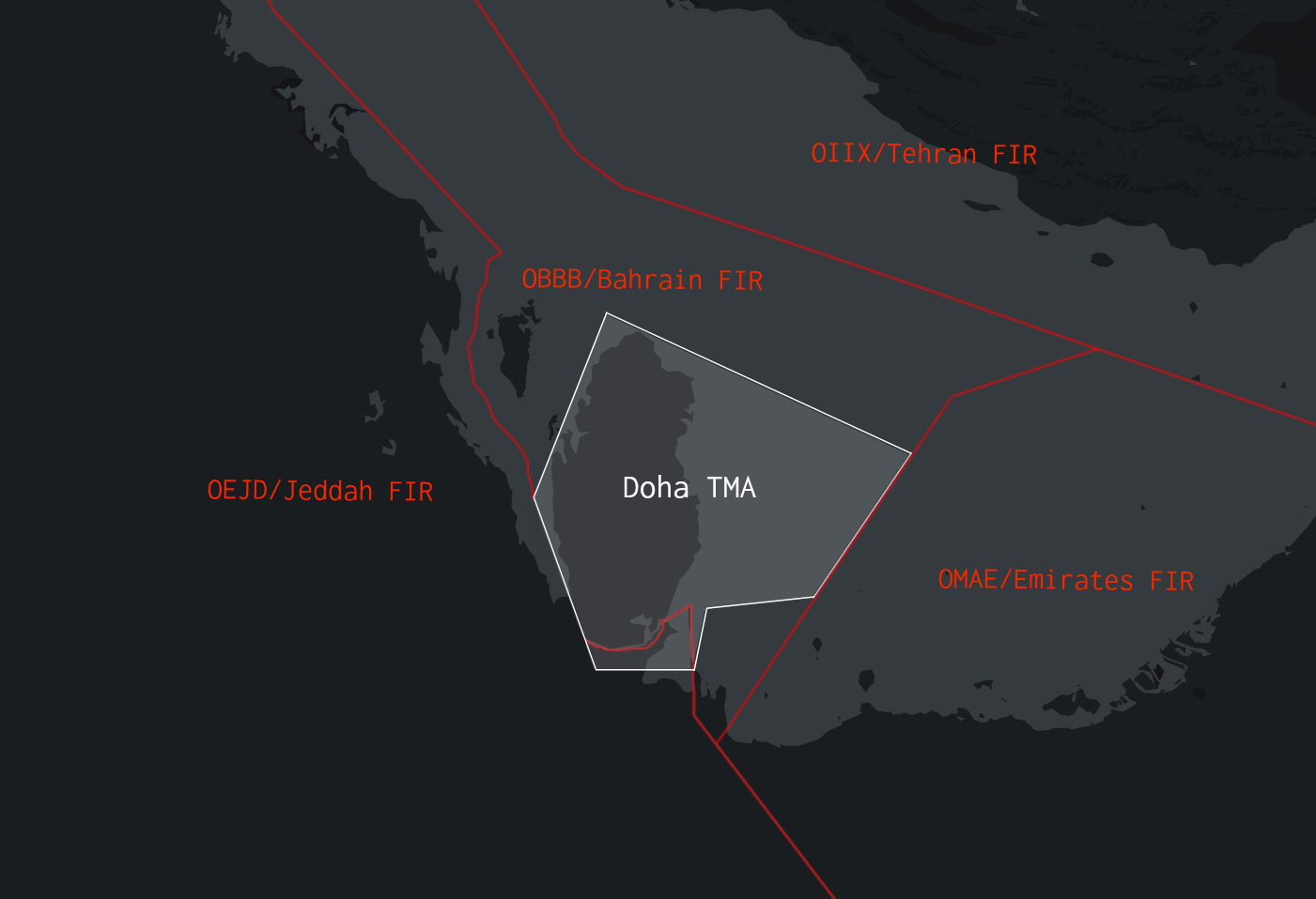 Qatar airspace update – military jets intercepting civil flights ...