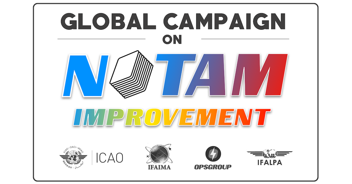 Global Campaign on NOTAM Improvement – International Ops 2025 – OPSGROUP