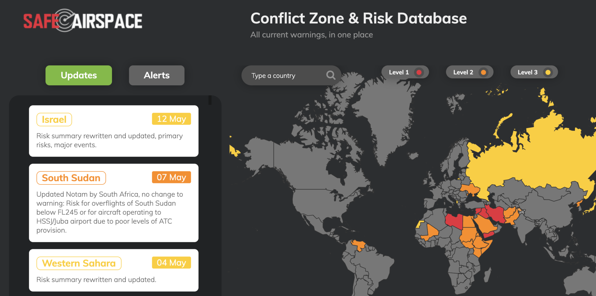 May 2021: Israel Airspace Risk – International Ops 2025 – OPSGROUP