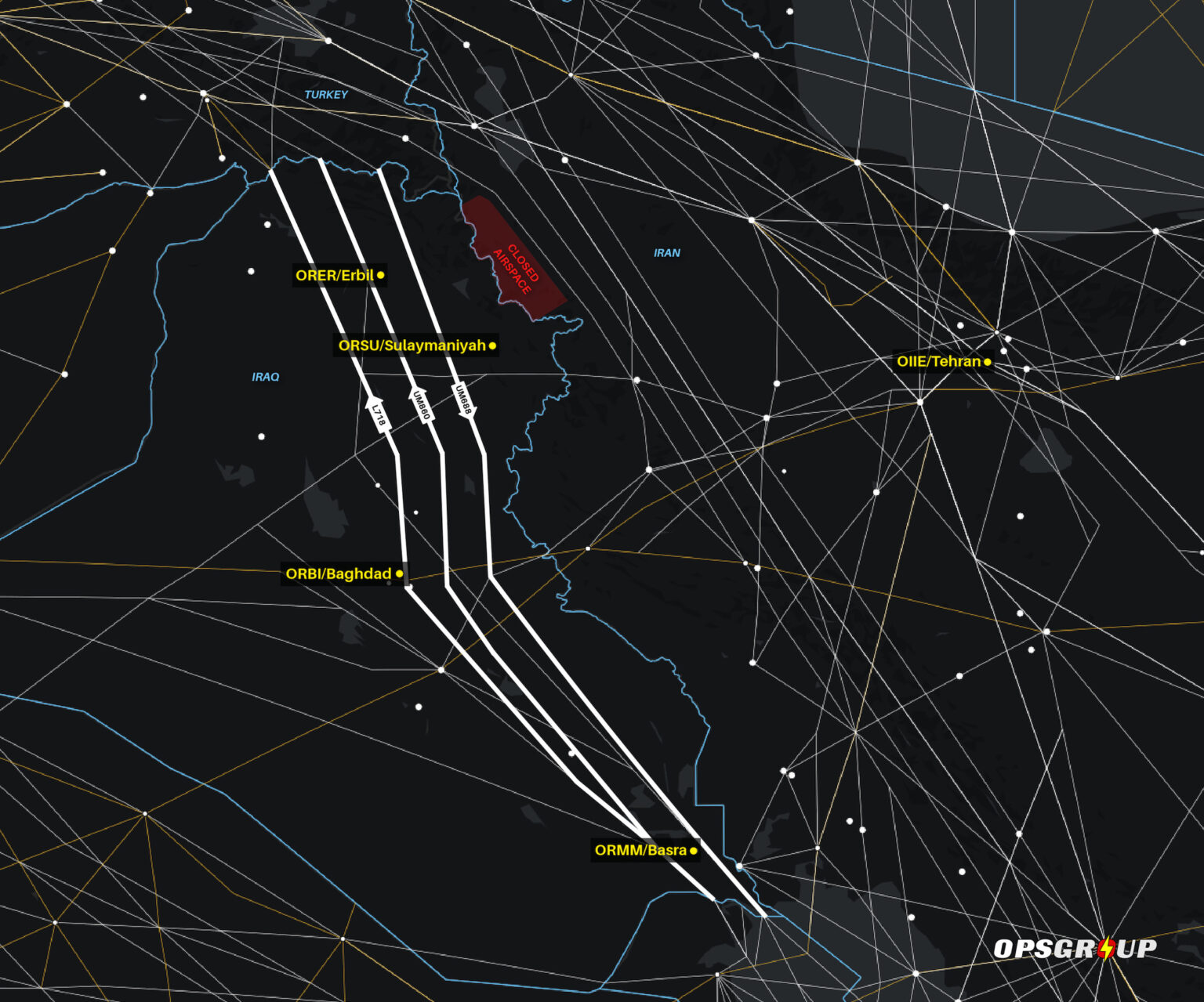Iraq Airspace Risk For Overflights – International Ops 2025 – OPSGROUP