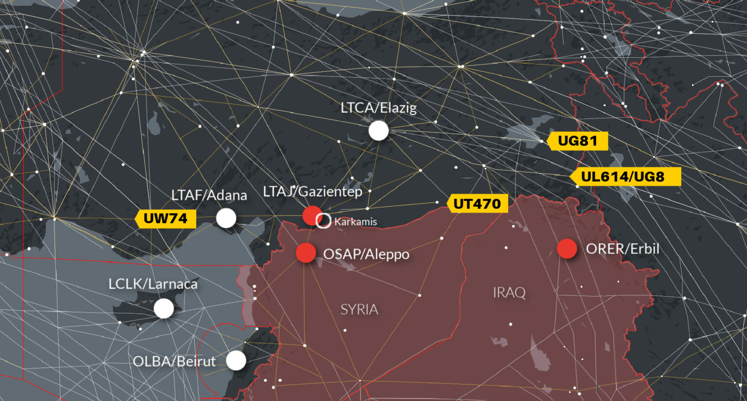 Turkey, Syria and Iraq: Airspace Risk – International Ops 2025 – OPSGROUP