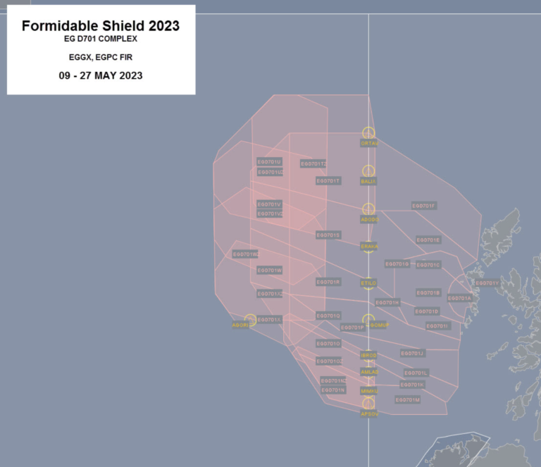Formidable Shield 2023: NAT Airspace Closures – International Ops 2025 ...