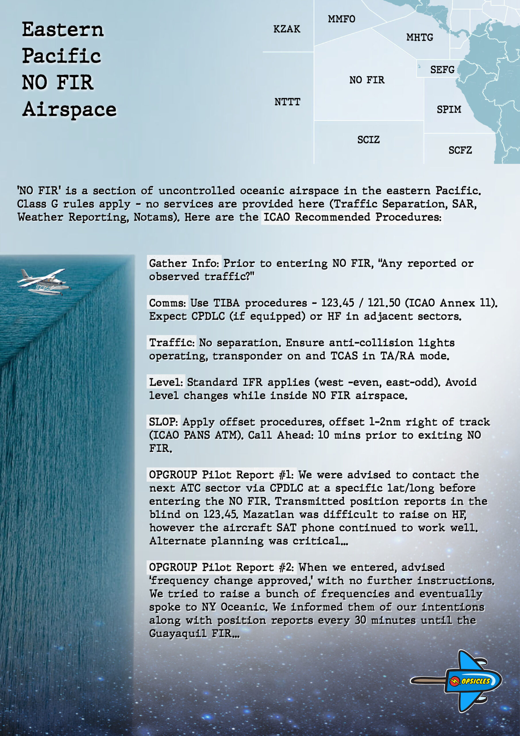 Eastern Pacific: Navigating NO FIR Airspace – International Ops 2025 ...