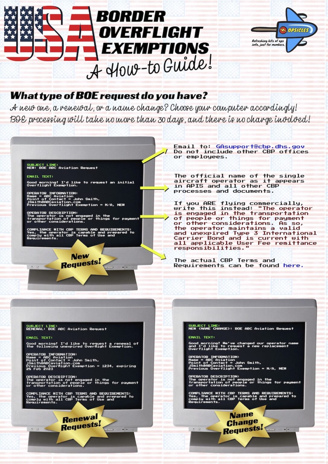 US Border Overflight Exemptions: A How-to Guide – International Ops ...