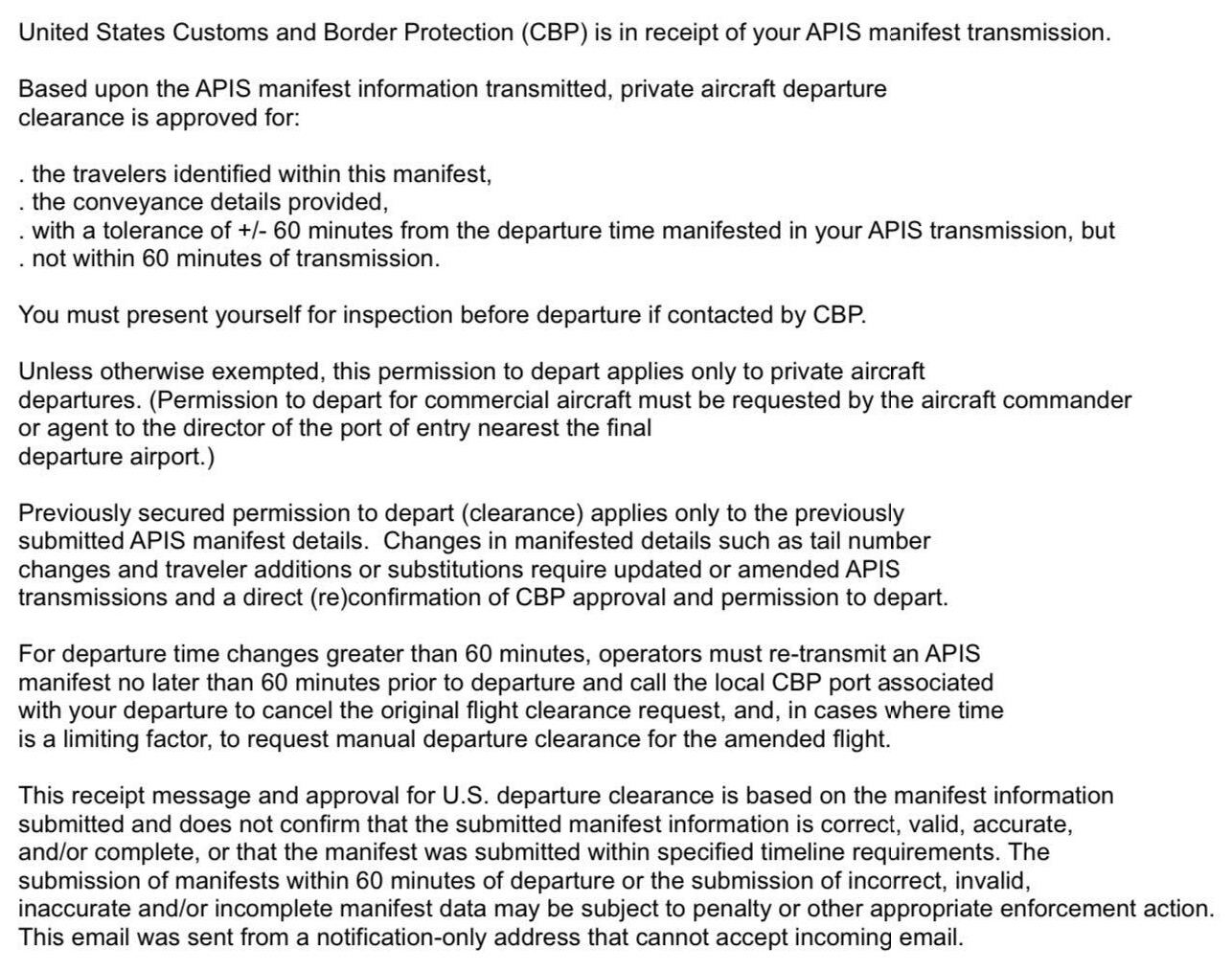 US: New Rules For Outbound Private Flights – International Ops 2025 ...