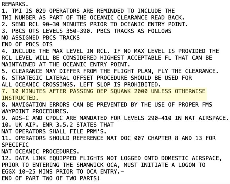 NAT Changes 2024: No More Oceanic Clearances – International Ops 2025 ...