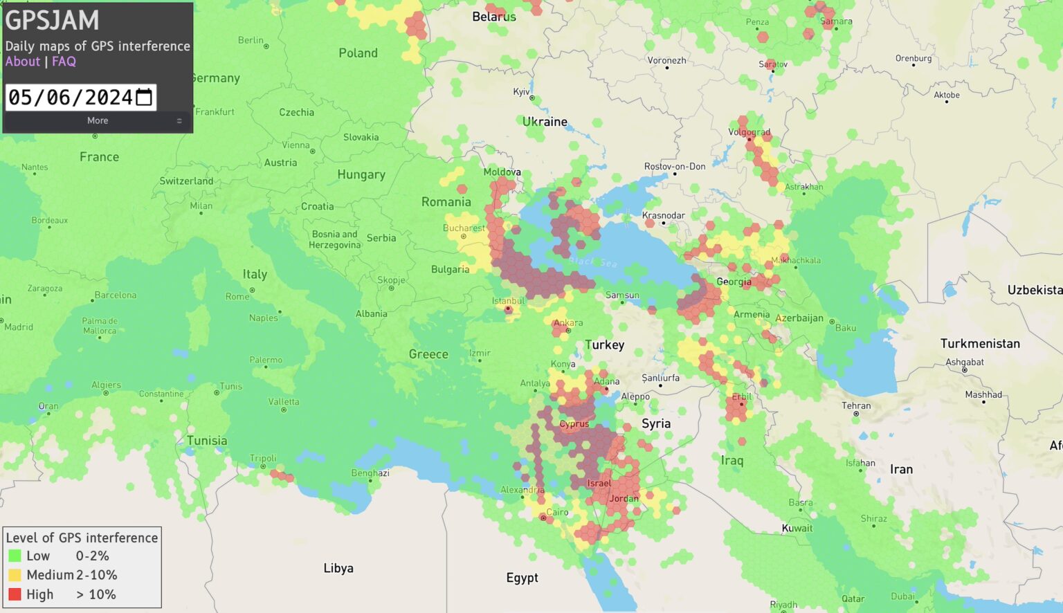 Where is the spoofing today? Two maps to help – International Ops 2025 ...