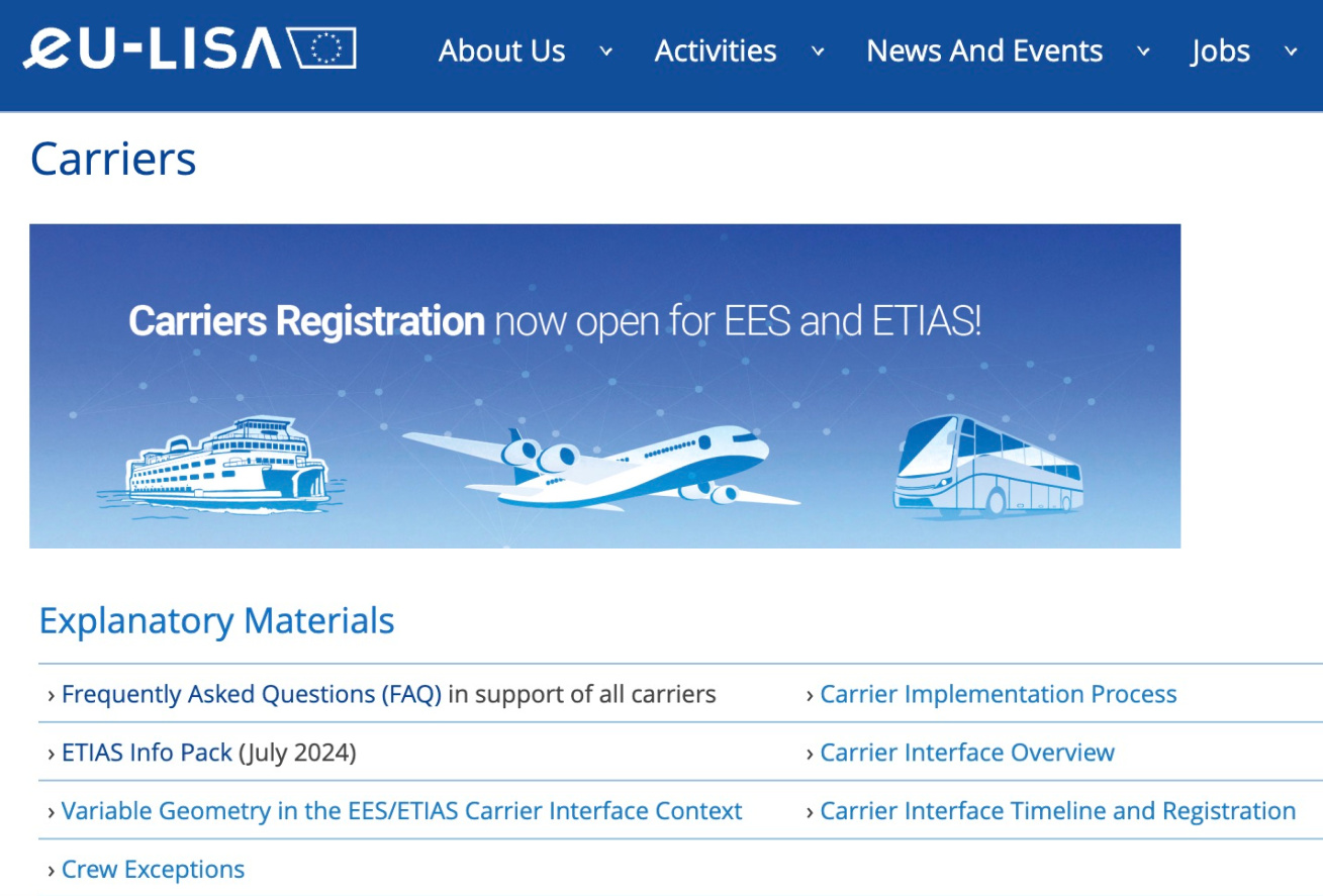 EU-LISA: New Europe Travel Requirements, the BizAv Guide ...