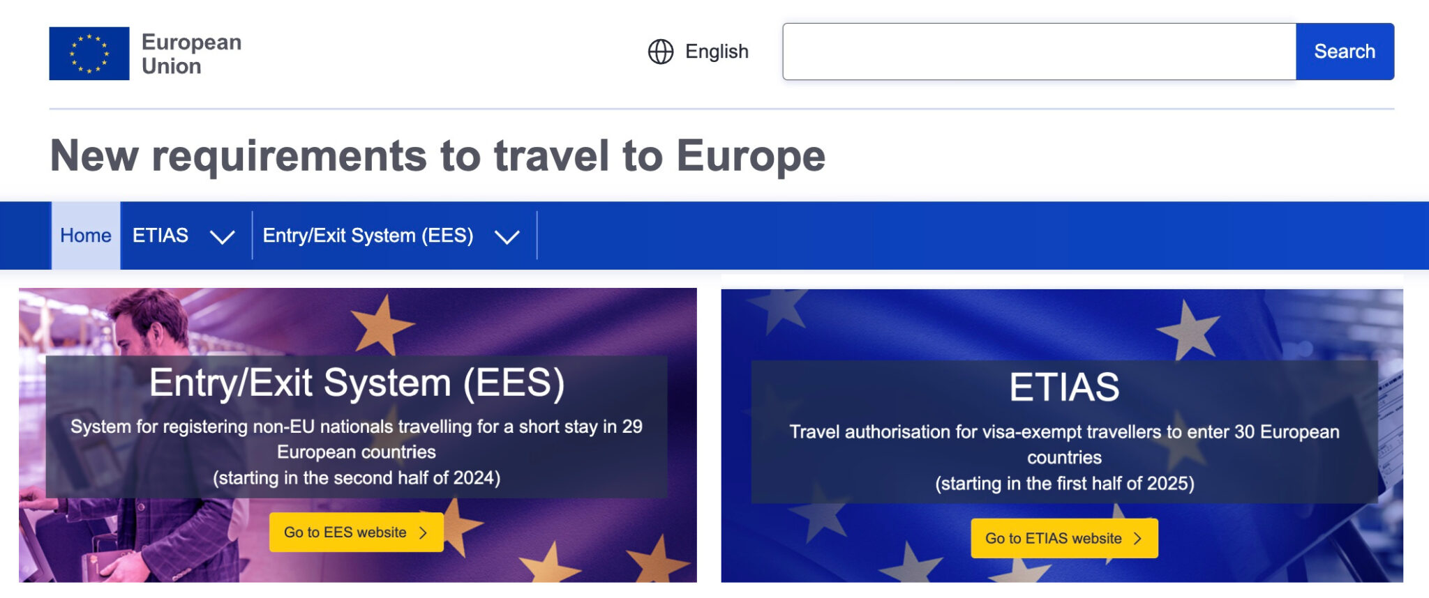 EU-LISA: New Europe Travel Requirements, the BizAv Guide – International Ops 2025 – OPSGROUP