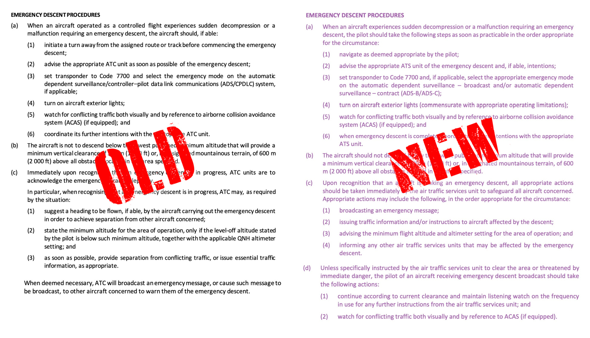 EU Updates Lost Comms and Emergency Descent Rules – International Ops ...