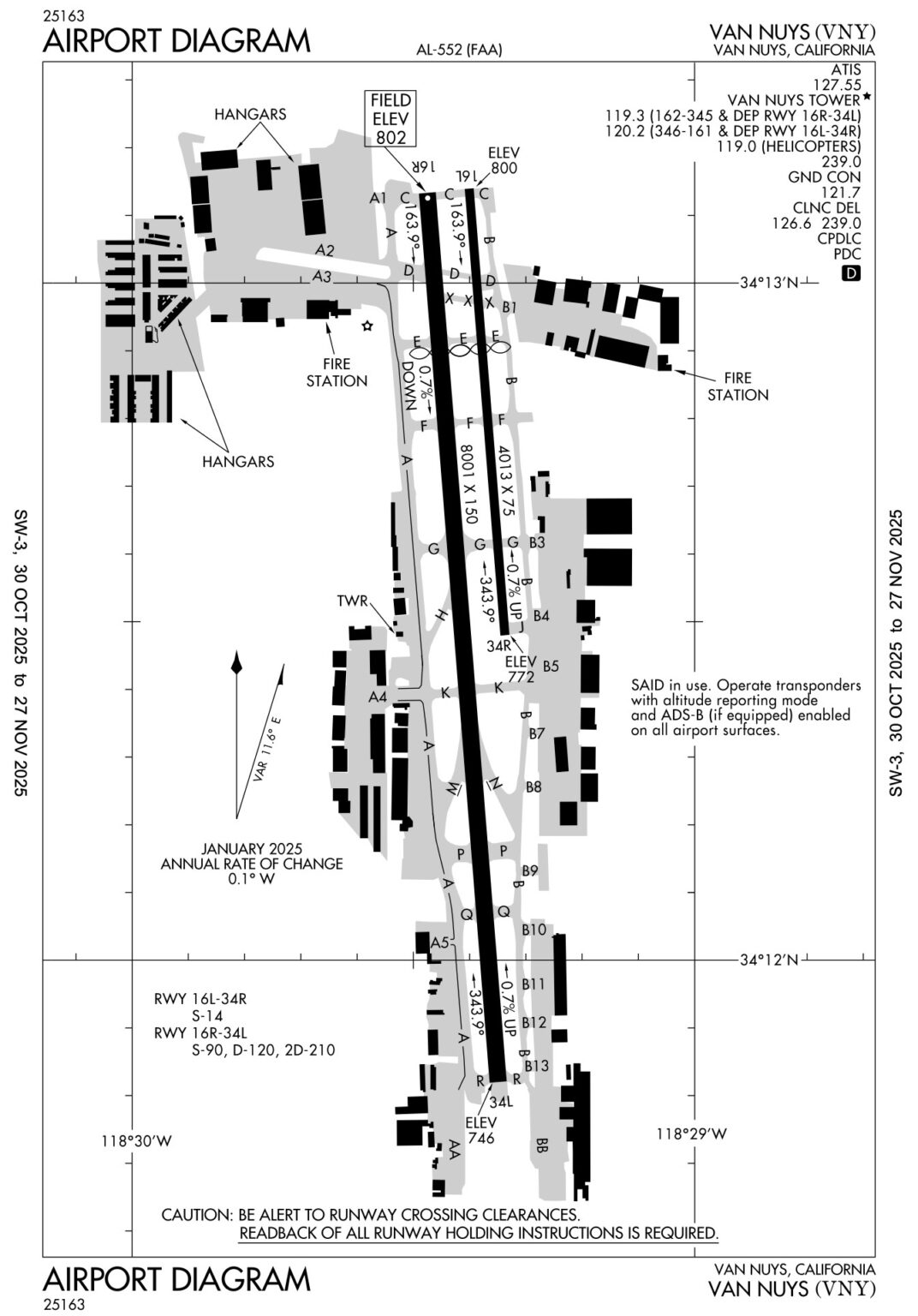 Major runway shutdowns ahead at KVNY/Van Nuys – International Ops 2025 ...