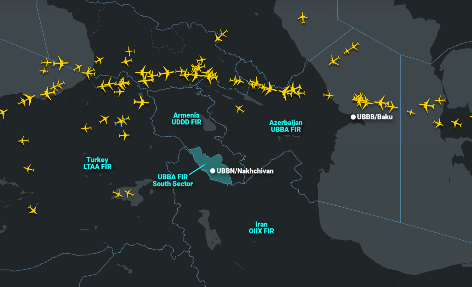 Middle East Airspace – Current Operational Picture – International Ops ...