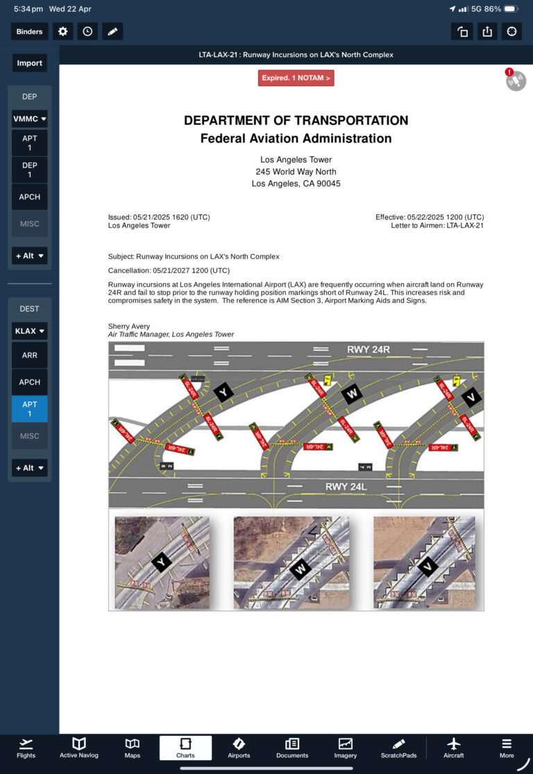 LAX Runway Incursion – A Known Trap That Just Caught Another Crew ...